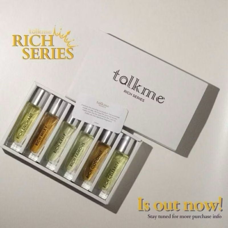 Jual TALKME Parfum Mewah Rich Series Eu De Toilette isi 6 Varian ...
