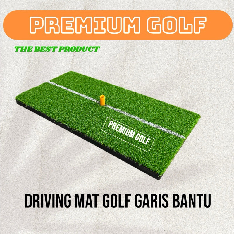 Jual driving golf mat / karpet hitting golf / gratis bantu ukuran 40x60 ...