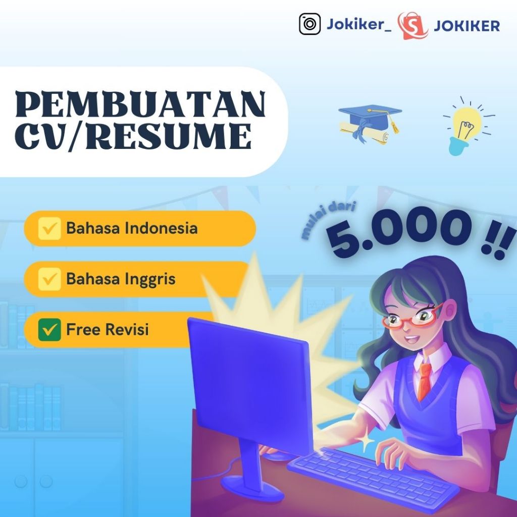 Jual Jasa Pembuatan CV ATS | Desain CV | Curriculum Vitae | Jasa CV ...