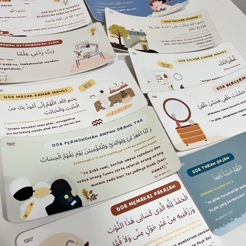 Jual STIKER DOA HARIAN ANAK SEHARI-HARI SESUAI AL-QURAN SUNNAH DOA BUKA ...