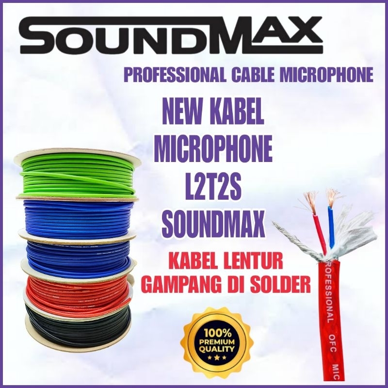 Jual Kabel Mic - Kabel Microphone - Kabel Mic Stereo L2T2S Soundmax ...