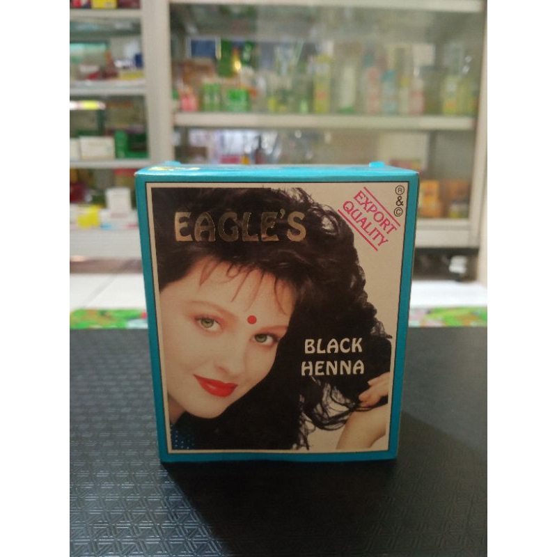 Jual Eagle's Black Henna Hair Dye / Pewarna Rambut Hitam / Harga per ...