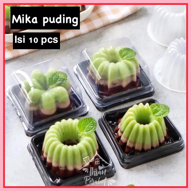 Jual (10PCS) Mika Puding Mini Kotak Bulat / Tray mooncake | Shopee ...