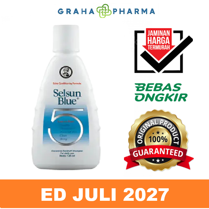 Jual SELSUN BLUE FIVE 120 ML ANTI DANDRUFF SHAMPO - BLUE 5 SHAMPOO ANTI ...