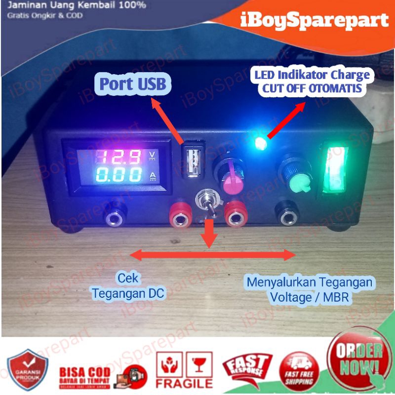 Jual (DIY) Power Supply PSU MBR 10 Ampere Plus Adaptor 12V | Shopee ...