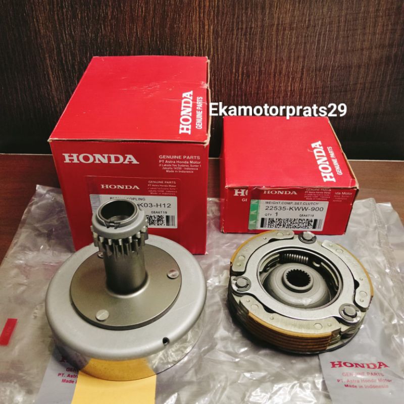 Jual Lonceng Mangkok Ganda Assy K03 + Ganda Assy Honda Revo fit fi injeksi/Blade new injeksi ...