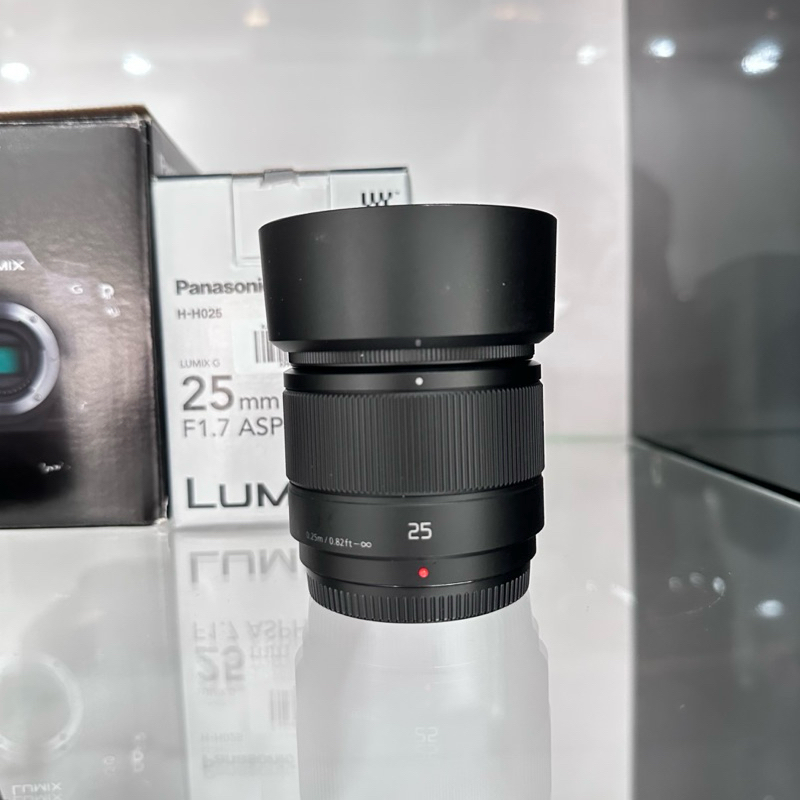 Jual LUMIX 25mm F1.7 ASPH LIKE NEW FULLSET BOX lensa Fix lumix AF ...