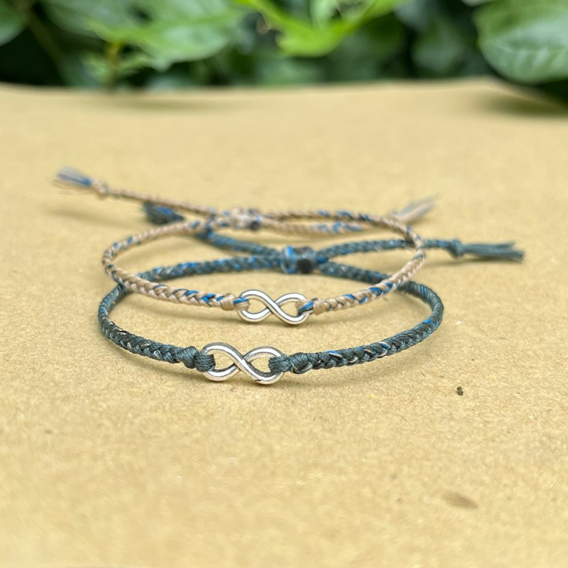 Jual Raff • Gelang Couple Infinity silver • HijauFern edition | Shopee ...