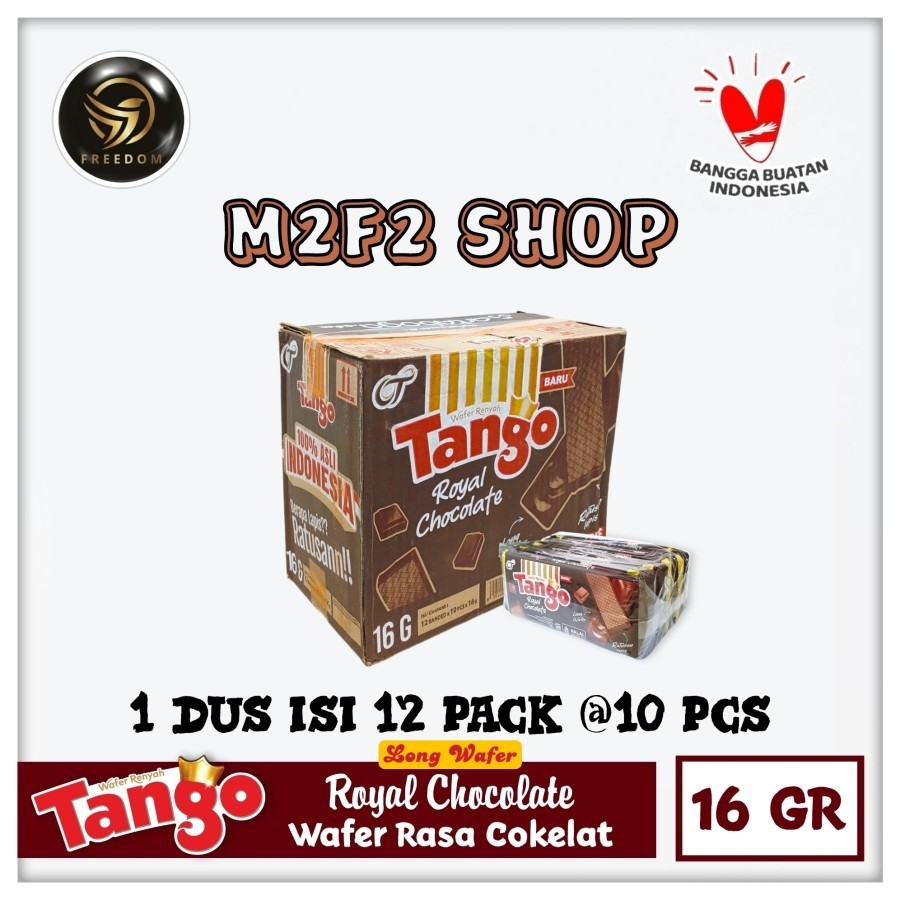 Jual Tango Wafer Royal Chocolate | Krim Cokelat Sachet - 16 gr (Kemasan ...