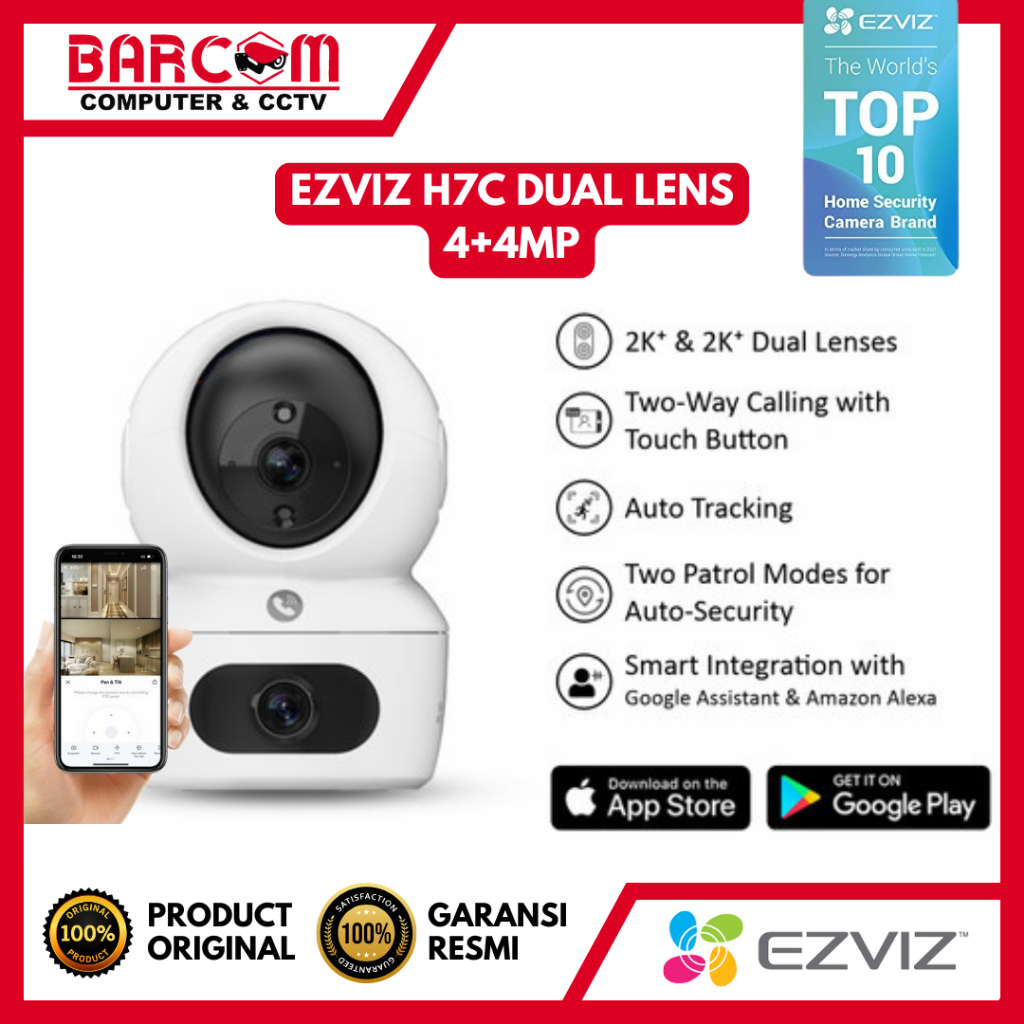 Jual EZVIZ H7C DUAL LENS WIFI BABYCAM 2K+ & 2K+ / 8MP - ORIGINAL EZVIZ ...