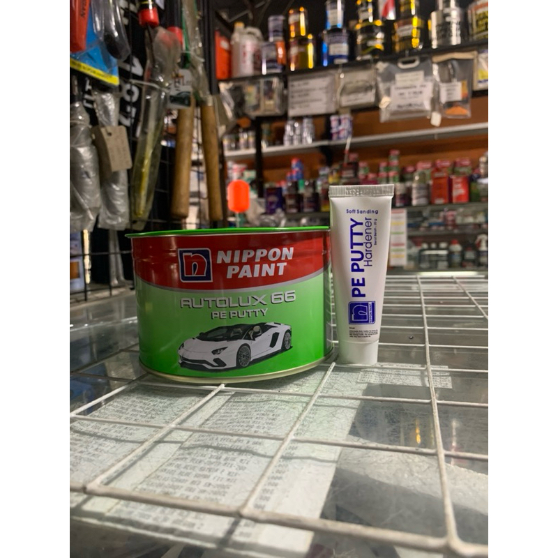 Jual Dempul Mobil Sepeda Motor 1KG AUTOLUX 66 PE PUTTY 2 KOMPONEN ...