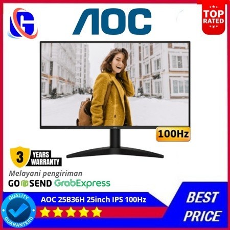 Jual Monitor Led AOC 25B36H 25inch IPS 100Hz Ms - HDMI | Shopee Indonesia