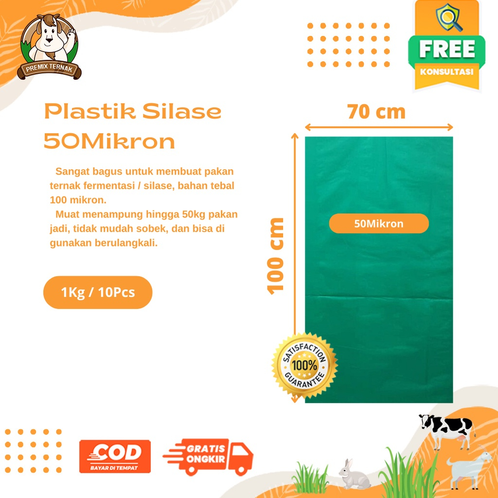Jual PLASTIK SILASE PAKAN TERNAK 50 60 & 70 Mikron - Plastik Kantong ...