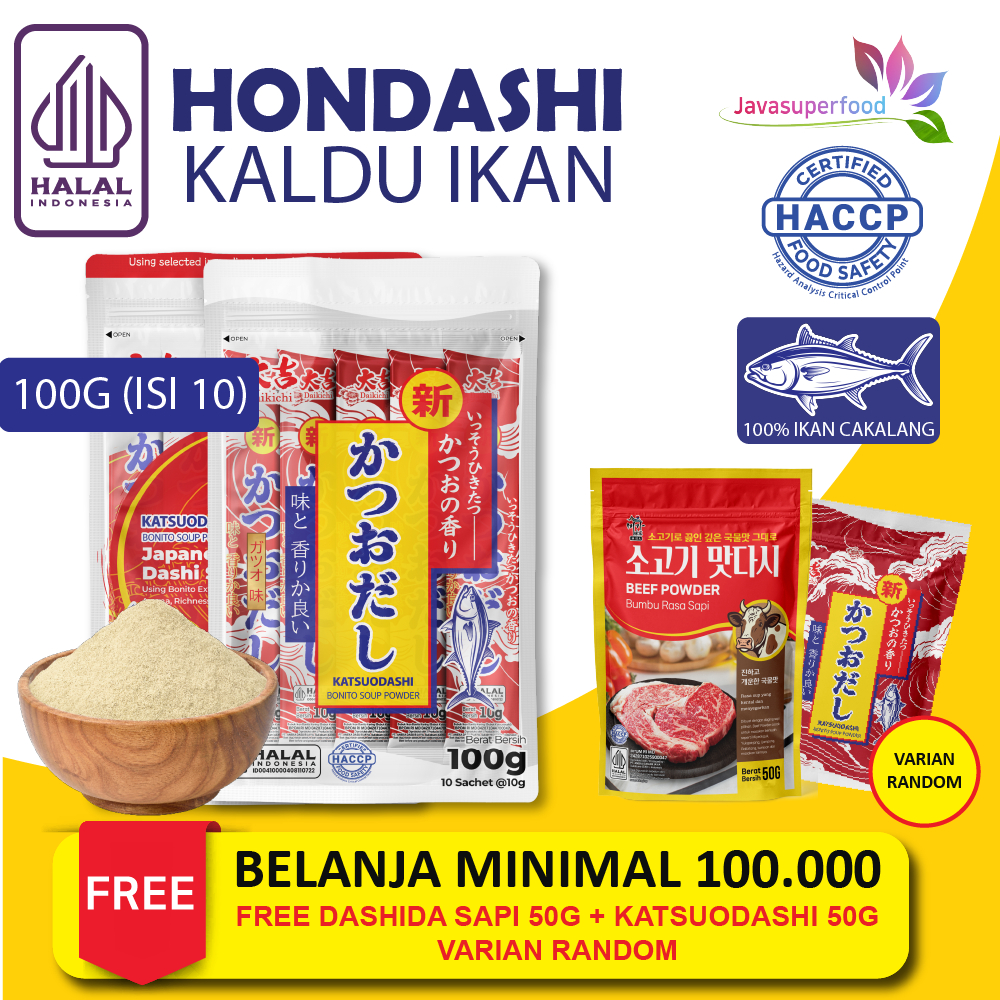 Jual [HALAL] HONDASHI KATSUODASHI BONITO SOUP POWDER STICK 100 GR (ISI ...