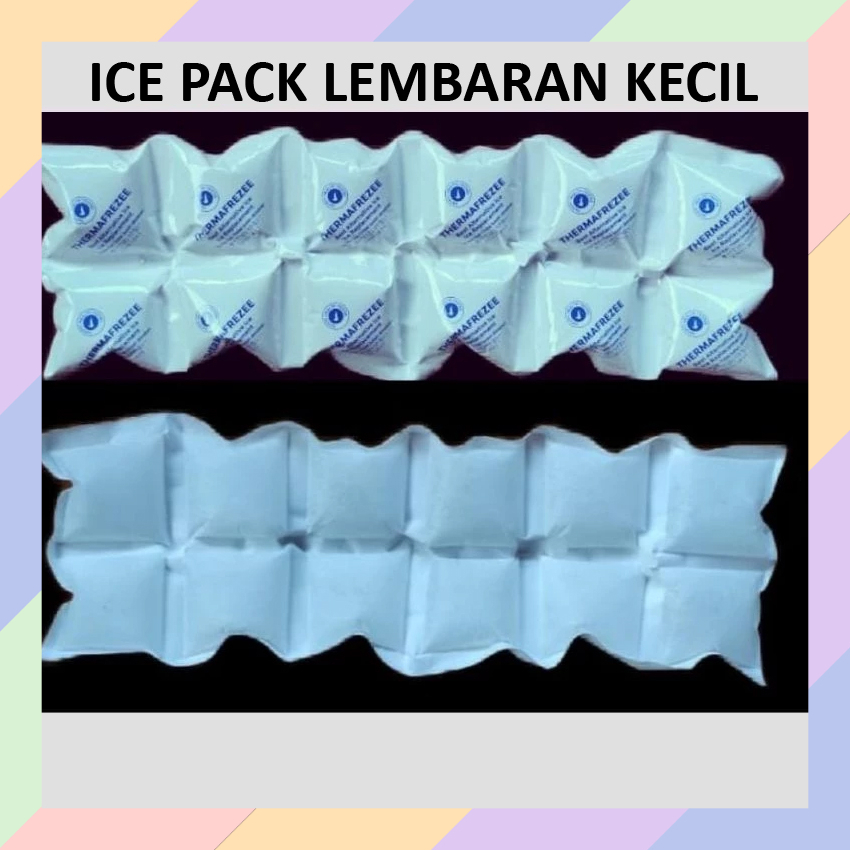 Jual SC71 Ice Pack Lembaran KECIL Isi 12 Pcs Penahan Dingin Box Gabus ...