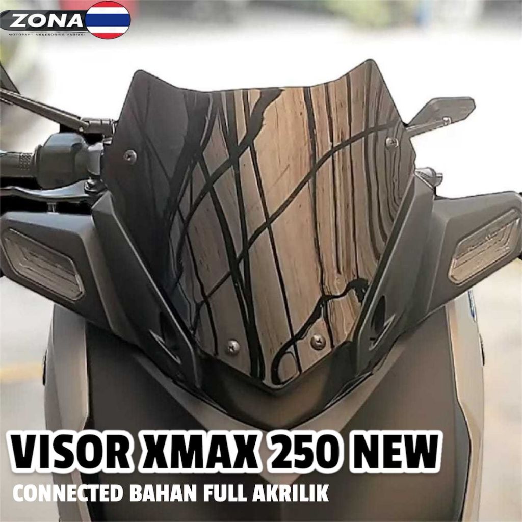 Jual VISOR WINDSHIELD XMAX NEW CONNERCTED 2020 2024 MODEL STANDAR VISOR ...