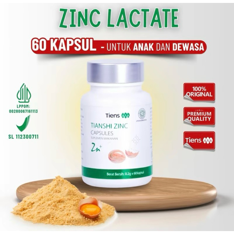 Jual Tiens Zinc Capsule- Suplemen Zinc Untuk Anak Dan Dewasa | Shopee ...