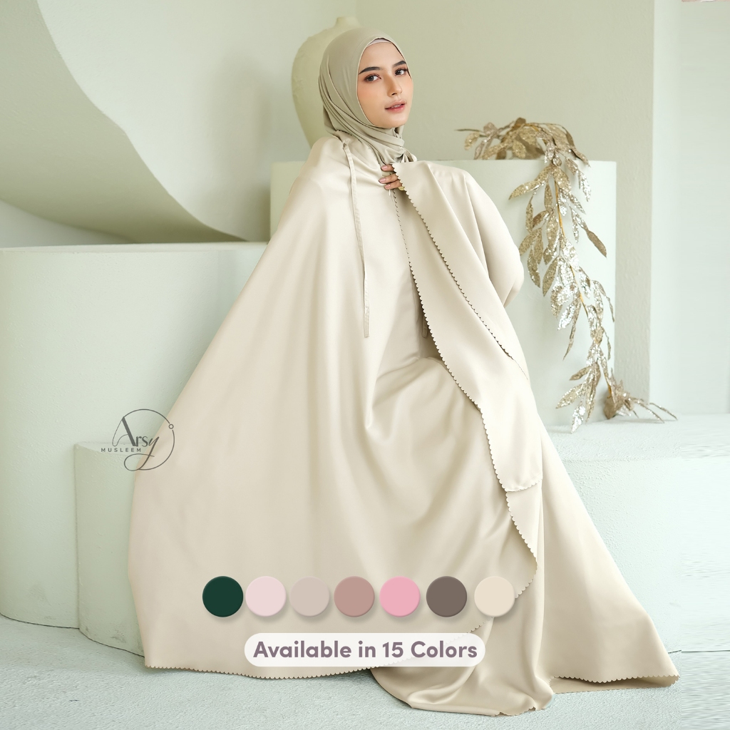 Jual BY.ARSY Alisha Prayer Set Mukena Travel Premium Lasercut Mukena ...