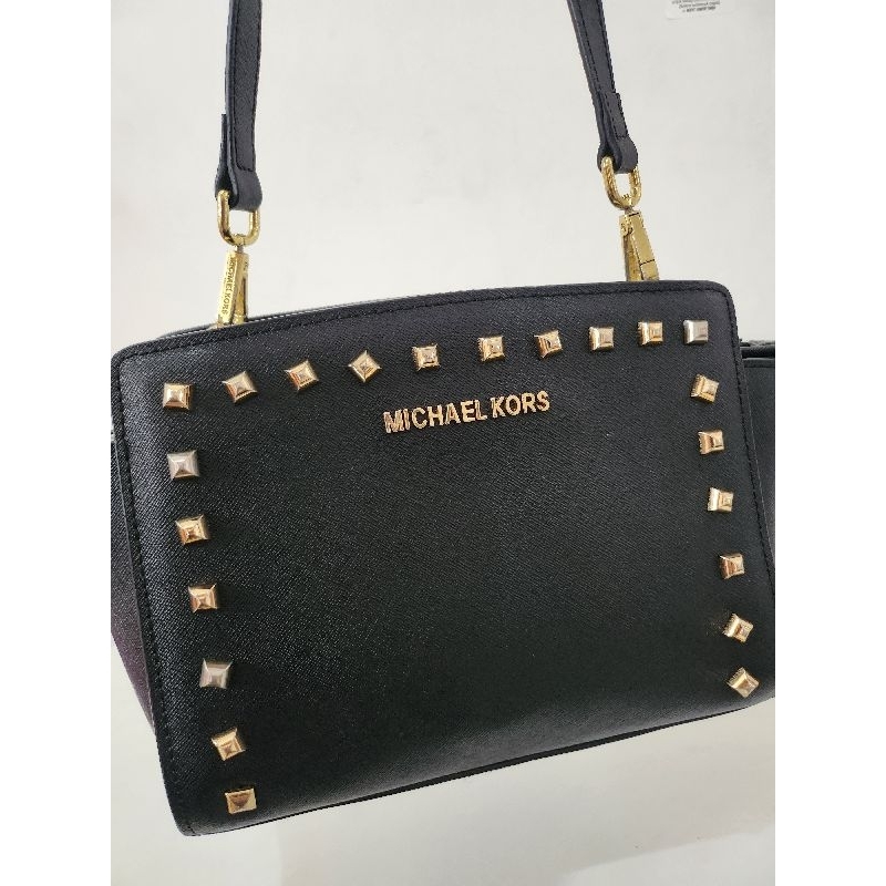 Jual TAS BEKAS TAS SECOND MICHAEL KORS SELMA STUD MINI | Shopee Indonesia