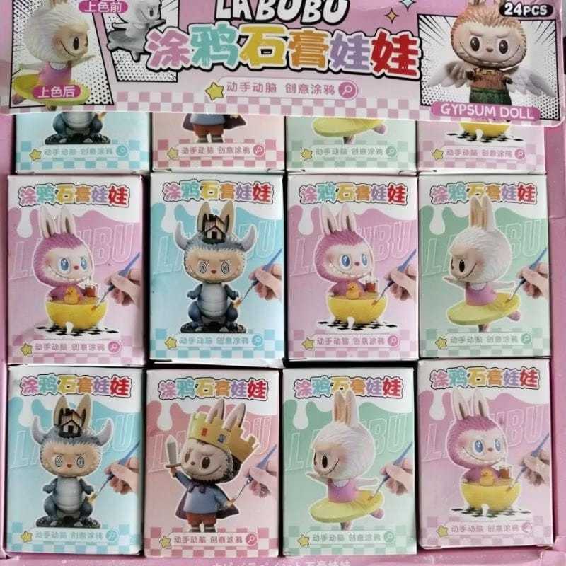 Jual FH Set Patung Lukis Karakter Sanrio Labubu | Mewarnai Gipsum ...