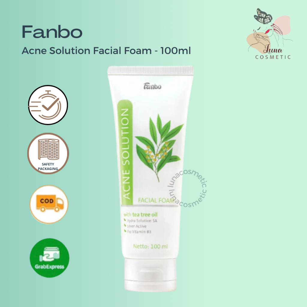 Jual Fanbo Acne Solution Facial Foam - 100ml | Shopee Indonesia