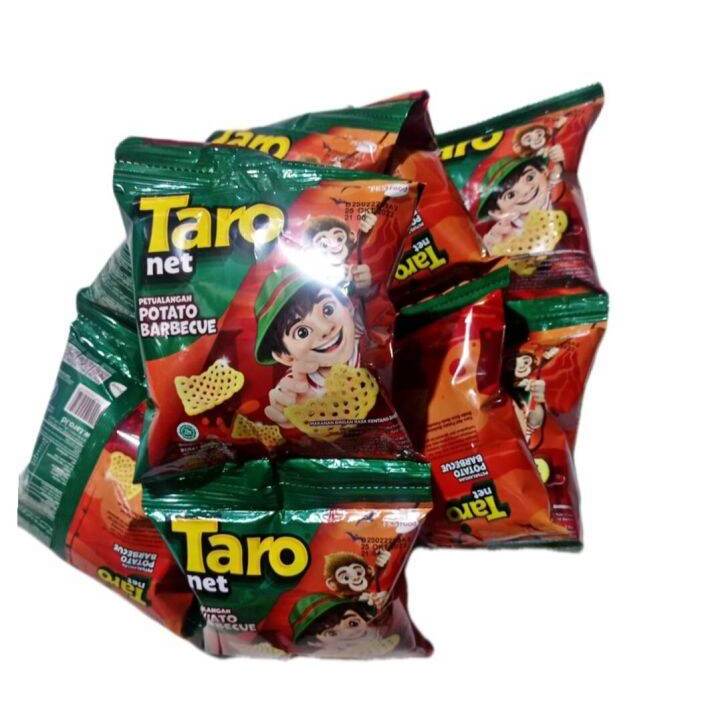 Jual Taro Net Snack renceng 8g (1 renceng/10 sachet) | Shopee Indonesia