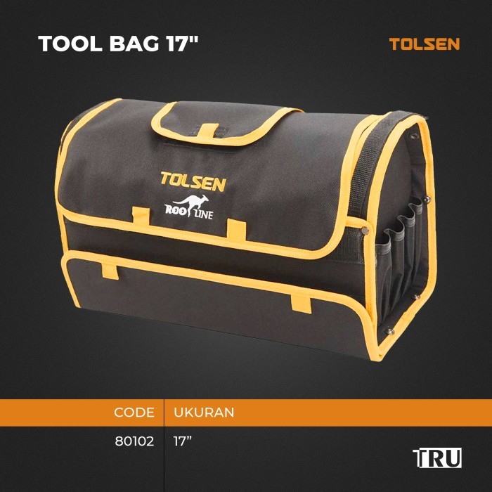 Jual TOLSEN Tas Perkakas Kerja Tool Bag 17" / Box Tempat Peralatan Alat ...