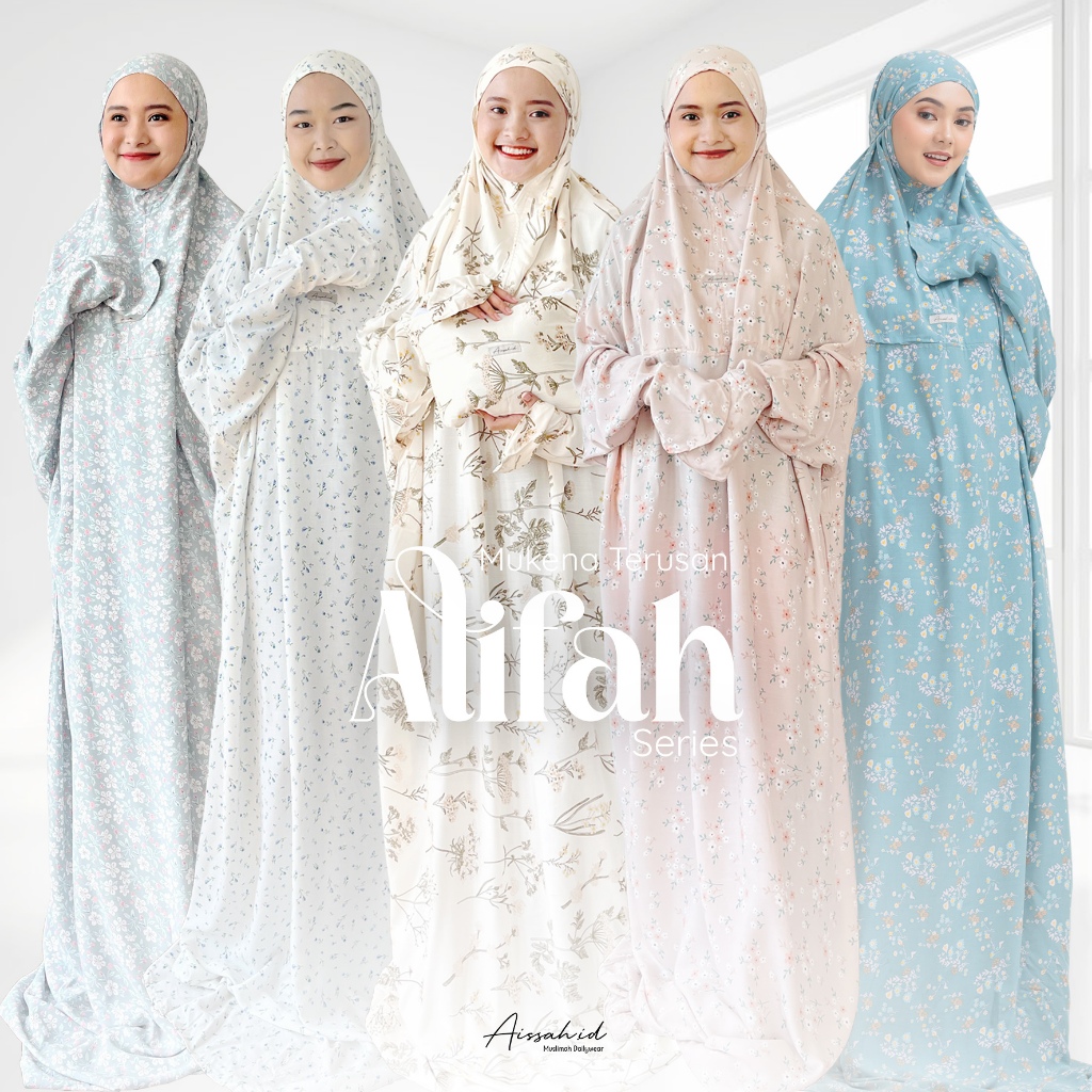 Jual Mukena Dewasa Terusan Motif Alifah Series By Aissah Malang Store ...