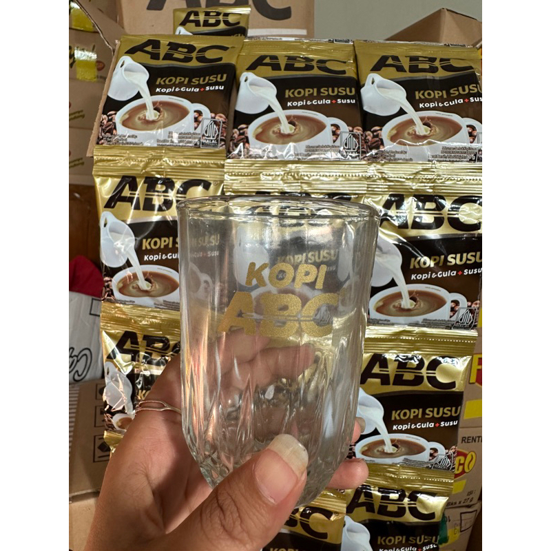 Jual Free GELAS Kopi ABC SUSU renteng isi 10 sachet | Shopee Indonesia