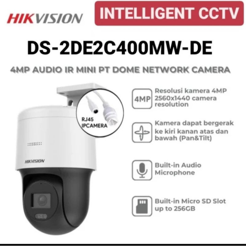 Jual HIKVISION Intelligent CCTV DSL-2DE2C400MW-DE | Shopee Indonesia