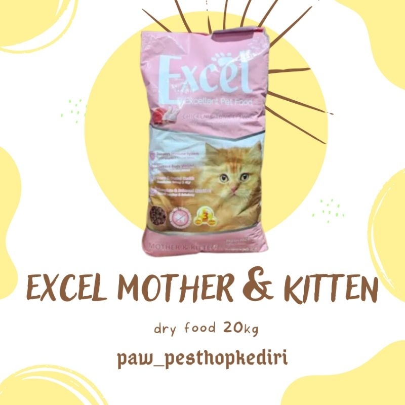 Jual Excel Mother & Baby Dry Food Sak 20kg | Shopee Indonesia