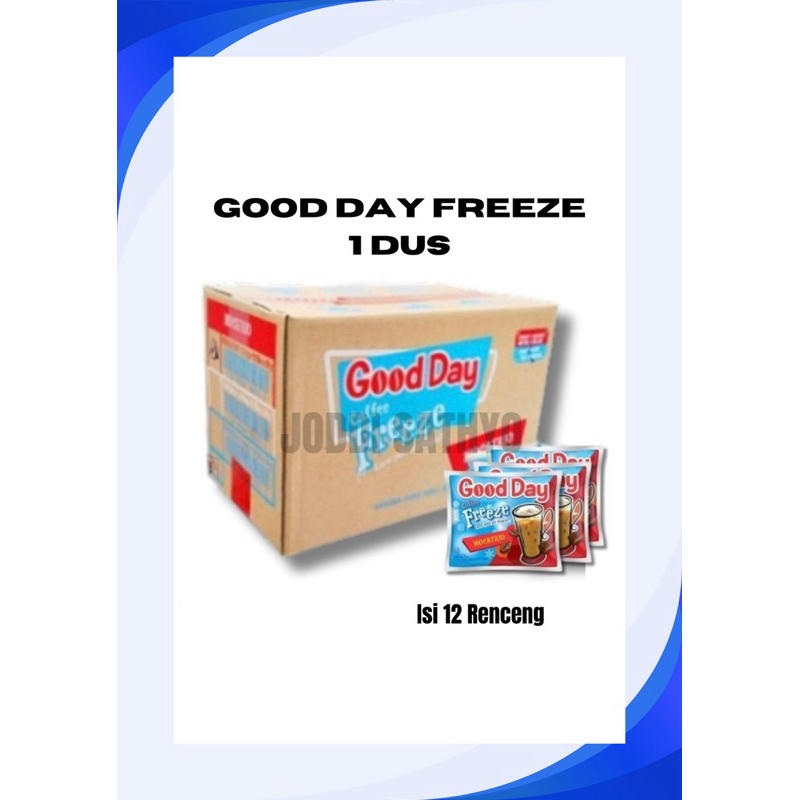 Jual GOOD DAY FREEZE MOCAFRIO 1 DUS | Shopee Indonesia