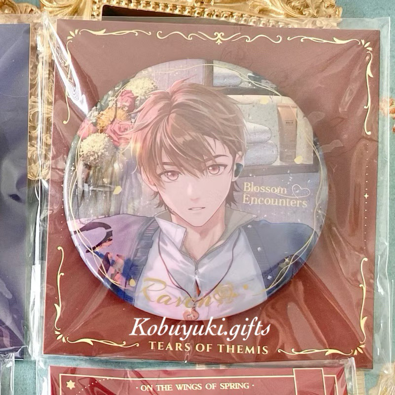 Jual OFFICIAL Limited Tears of Themis Badge Pin Looking For blossom ...