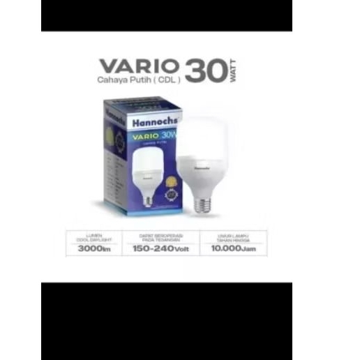 Jual Hannochs Lampu LED VARIO cahaya Putih 30 watt | Shopee Indonesia