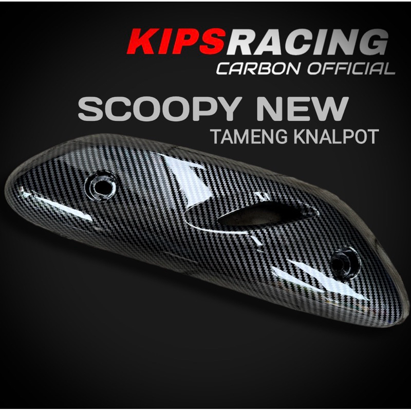 Jual TUTUP KNALPOT SCOOPY NEW CARBON GLOSY ️tutup knalpot scoopy 2020/ ...