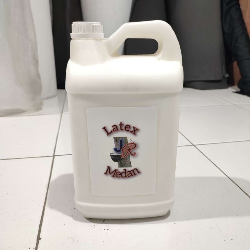 Jual Lem Latex Cair Per Galon Isi 5 Liter Kadar 35% Untuk Busa , Eva ...