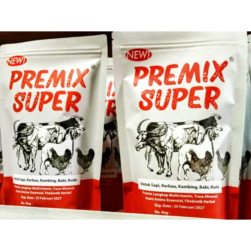 Jual premix super vitamin untuk ternak kemasan @ 500 gram | Shopee Indonesia