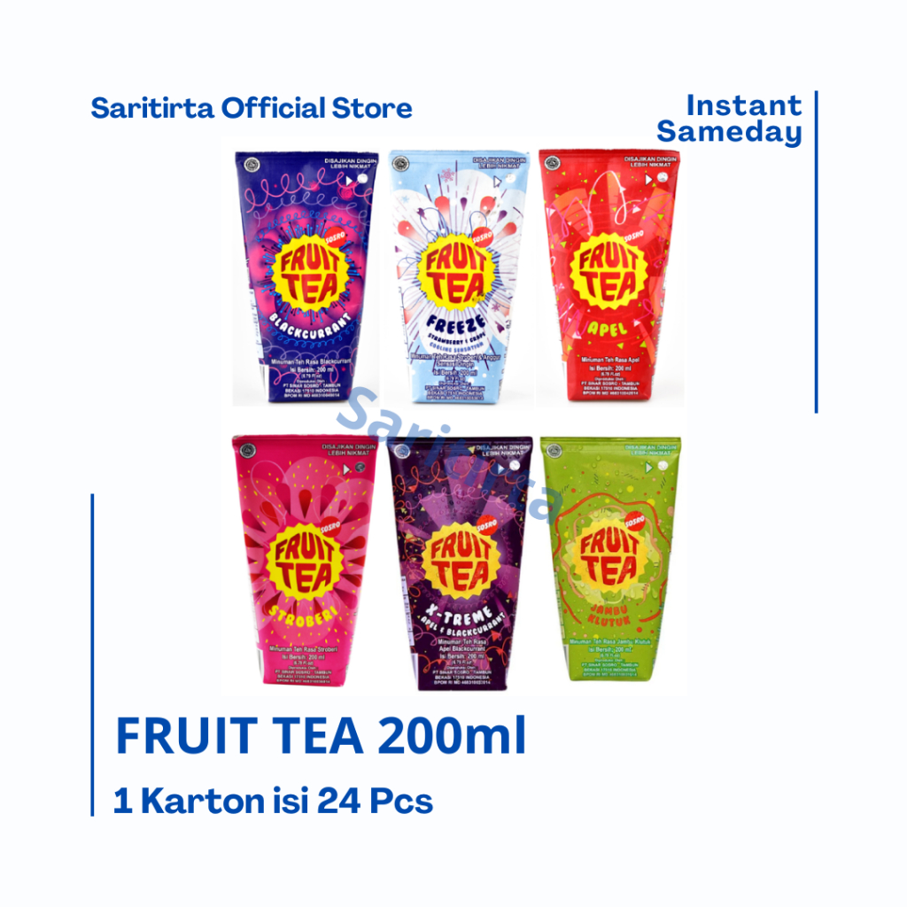 Jual FRUIT TEA GENGGAM 200ml | Shopee Indonesia