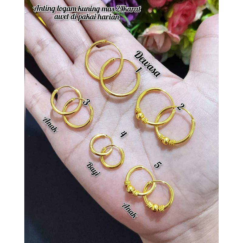 Jual anting anting bulat koin91 | Shopee Indonesia