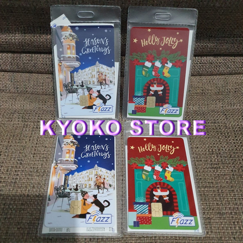 Jual Kartu Flazz Seasons Greetings Holly Jolly Edisi Natal Christmas ...