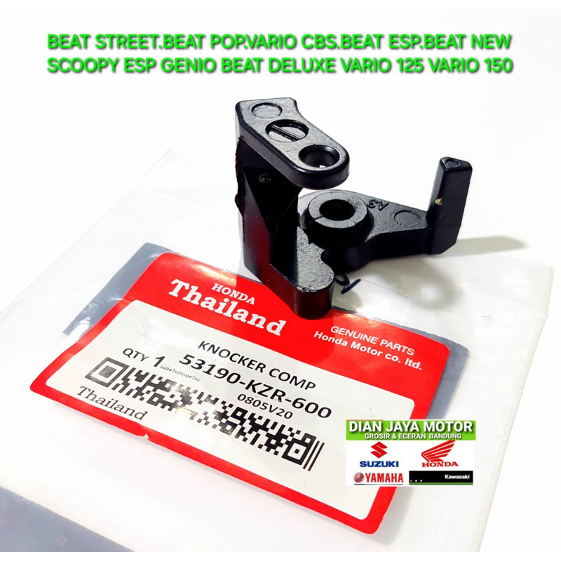 Jual (Thailand) knocker comp KZR breket dudukan sambungan handle rem ...