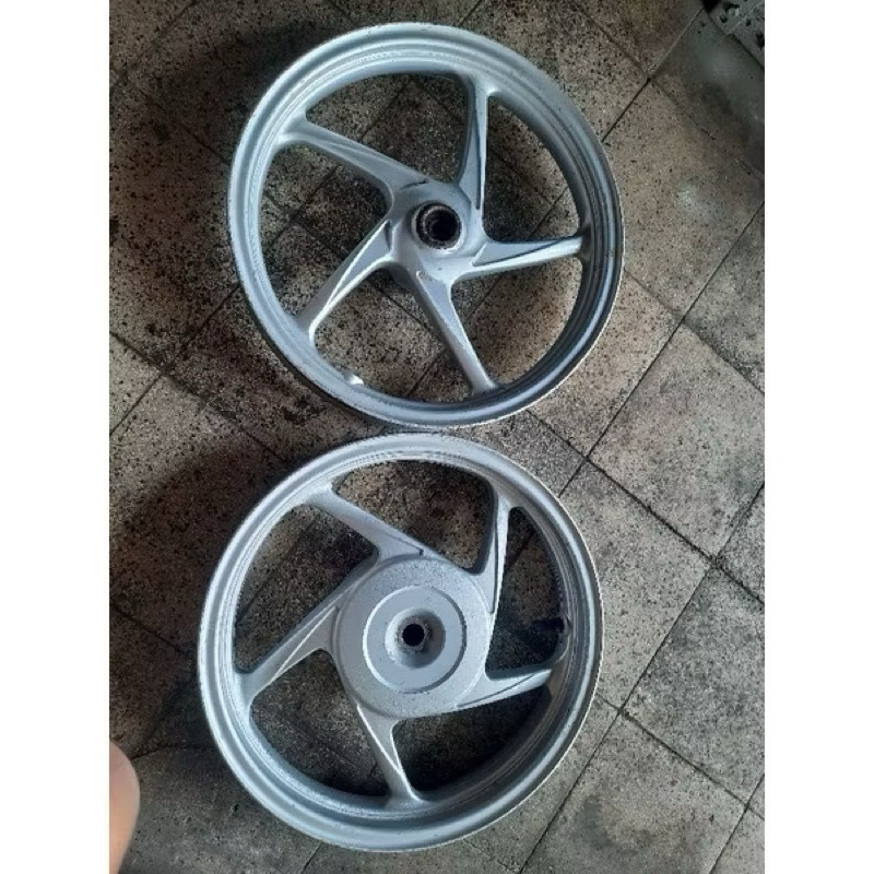 Jual VELG VELEK SET DEPAN BELAKANG(TAPAK LEBAR) SCOOPY FI/VARIO 110LED ...