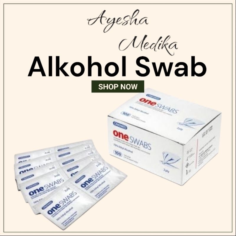 Jual Alkohol swab Alcohol swab One Swab | Shopee Indonesia