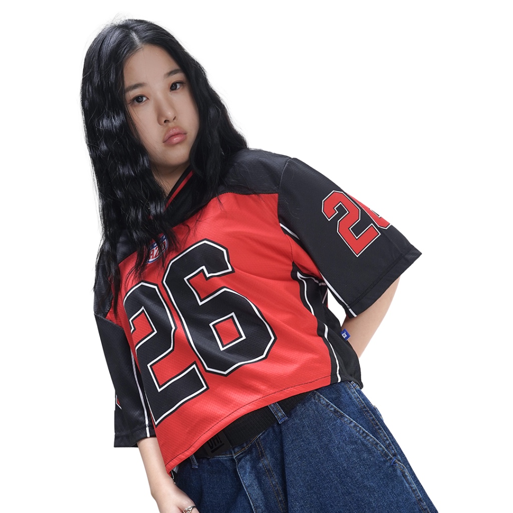Jual RZQ / 26 / CROP SERIES / Jersey / Oversize / Streetwear / Retro ...