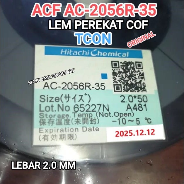 Jual [ 25CM ] LEM Carbon conduktife ACF AC 2056R-35 LEM Anisotropic ...