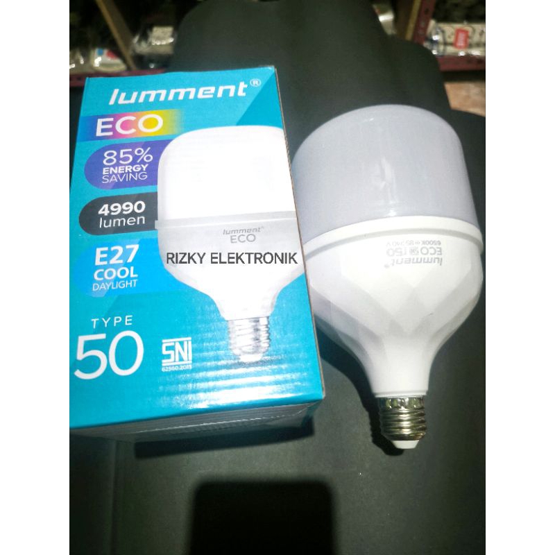 Jual Lampu Bohlam LED Lumment Eco Type 50 Tabung T Bulb Putih CDL ...