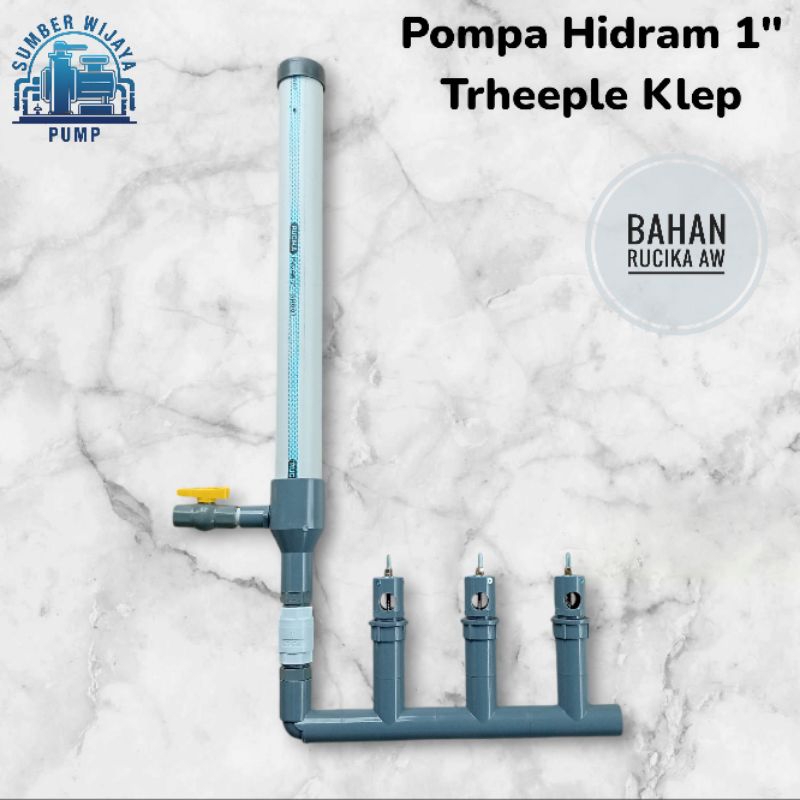 Jual POMPA HIDRAM 1 INCH TRIPLE POWER | Shopee Indonesia