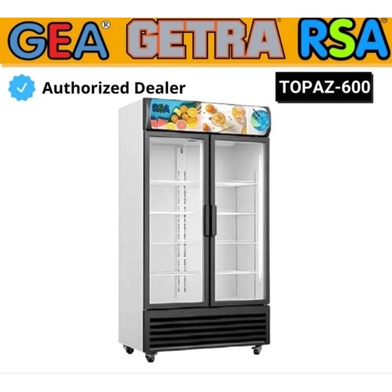 Jual SHOWCASE RSA 2 PINTU DISPLAY COOLER TOPAZ-600 SHOWCASE RSA 2PINTU ...
