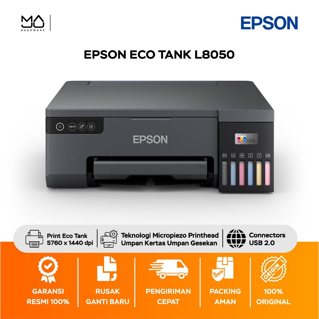 Jual Printer Epson EcoTank L8050 Ink Tank Printer - Garansi Resmi ...