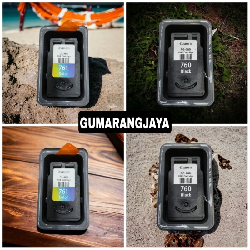 Jual TINTA CANON PG-760/CL-761 COLOUR BEKAS ORIGINAL NEW | Shopee Indonesia